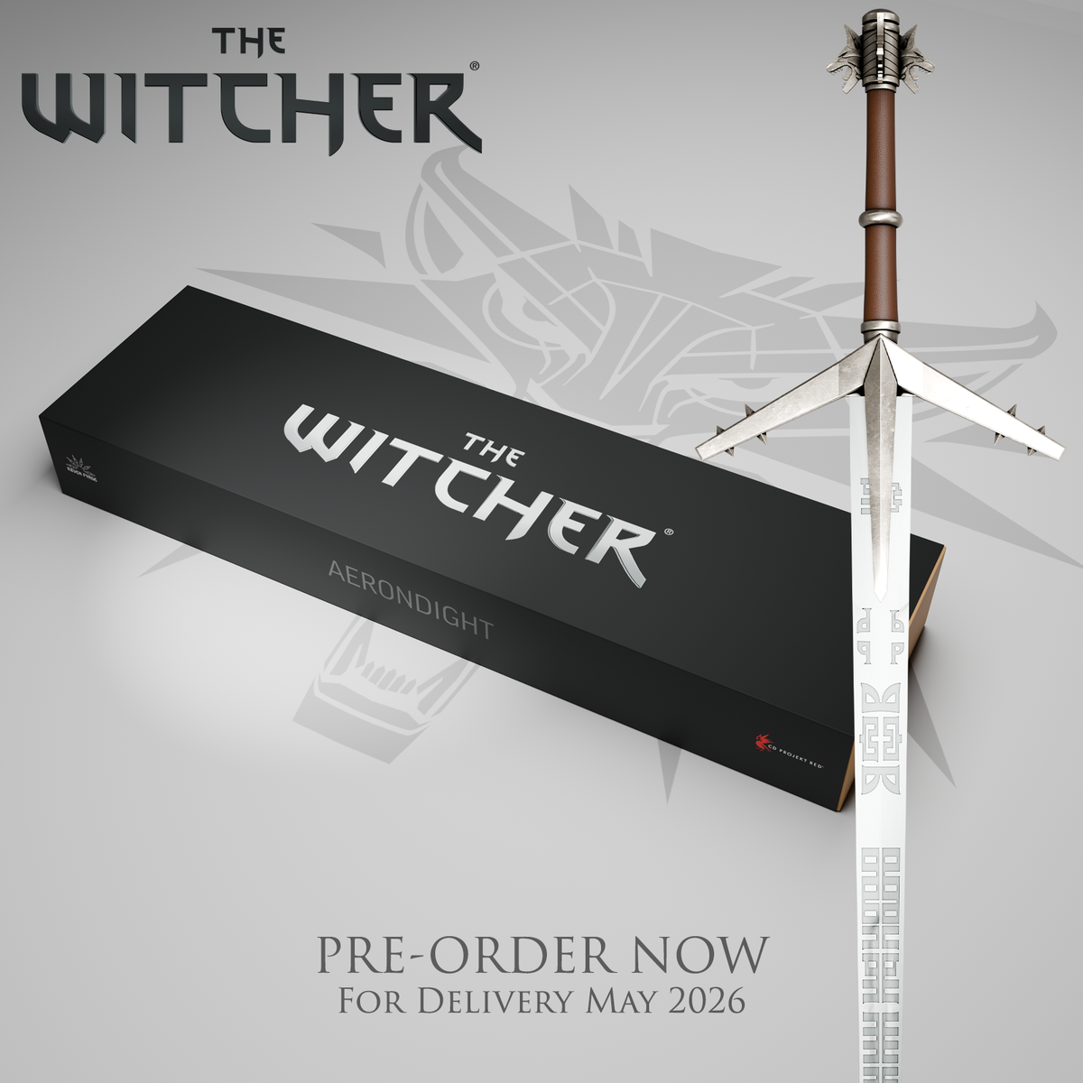 Aerondight Silver Sword - The Witcher Sword – Raven Forge