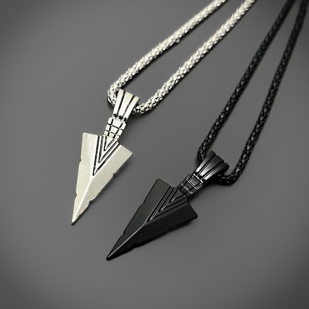 Geometric Arrowhead Pendant – Raven Forge