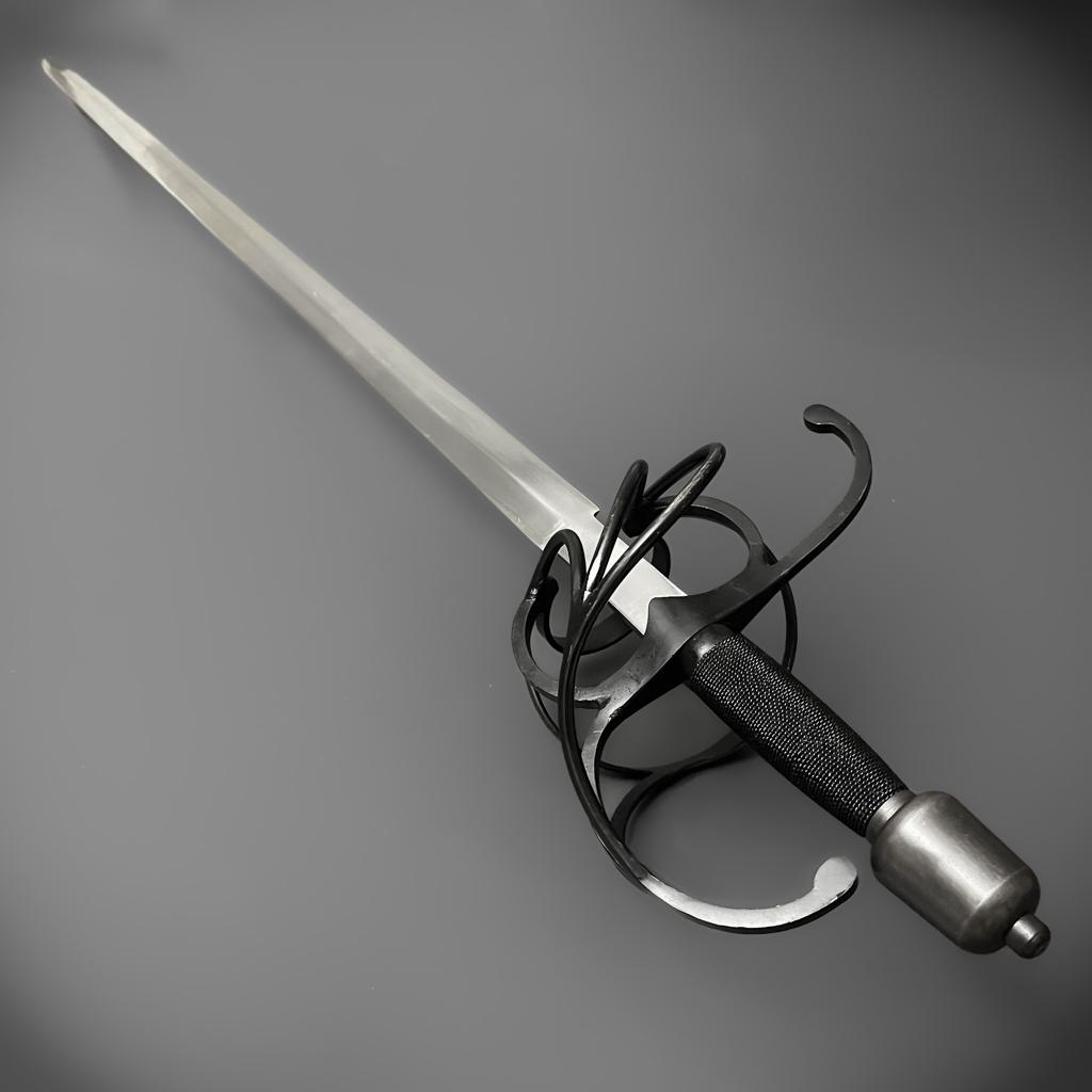 Black Hilted Rapier – Raven Forge