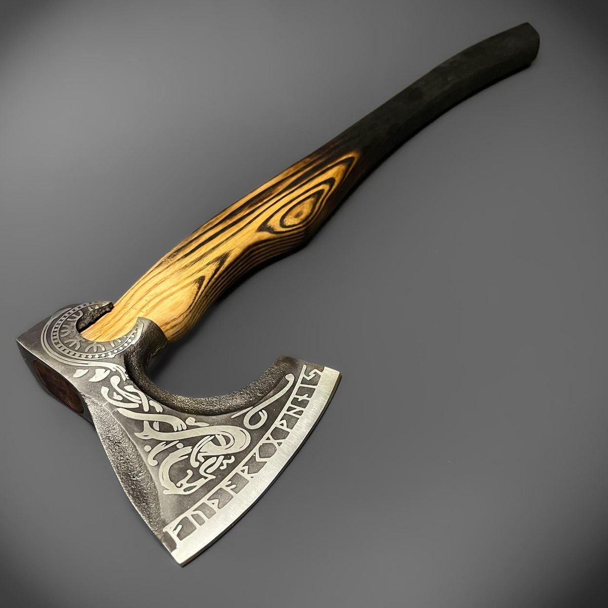 Runed Dragon Axe – Raven Forge