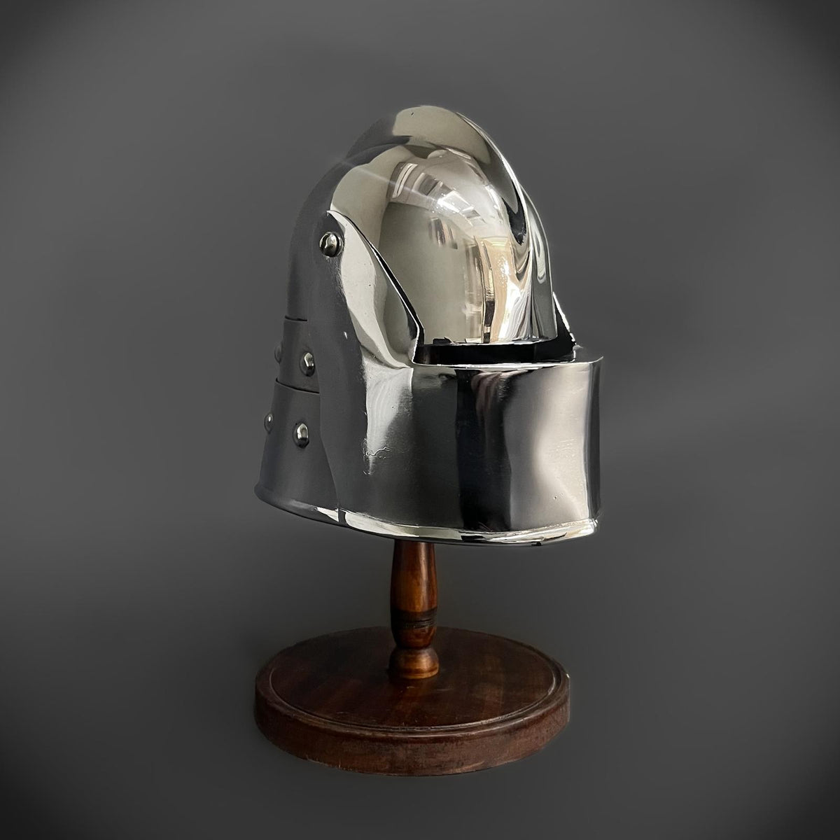 Miniature Sallet Helmet – Raven Forge