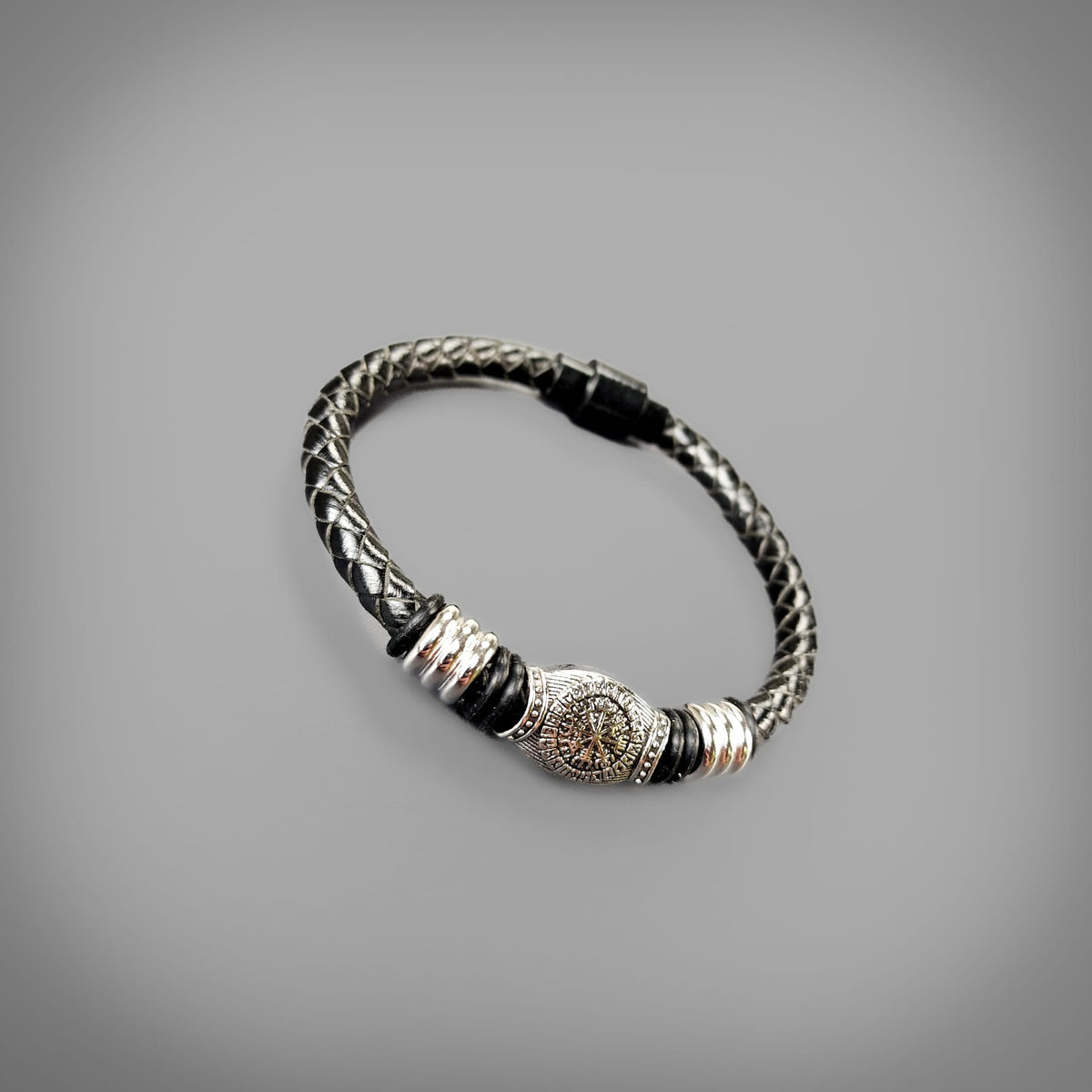 Vegvisir Wristband - Black – Raven Forge