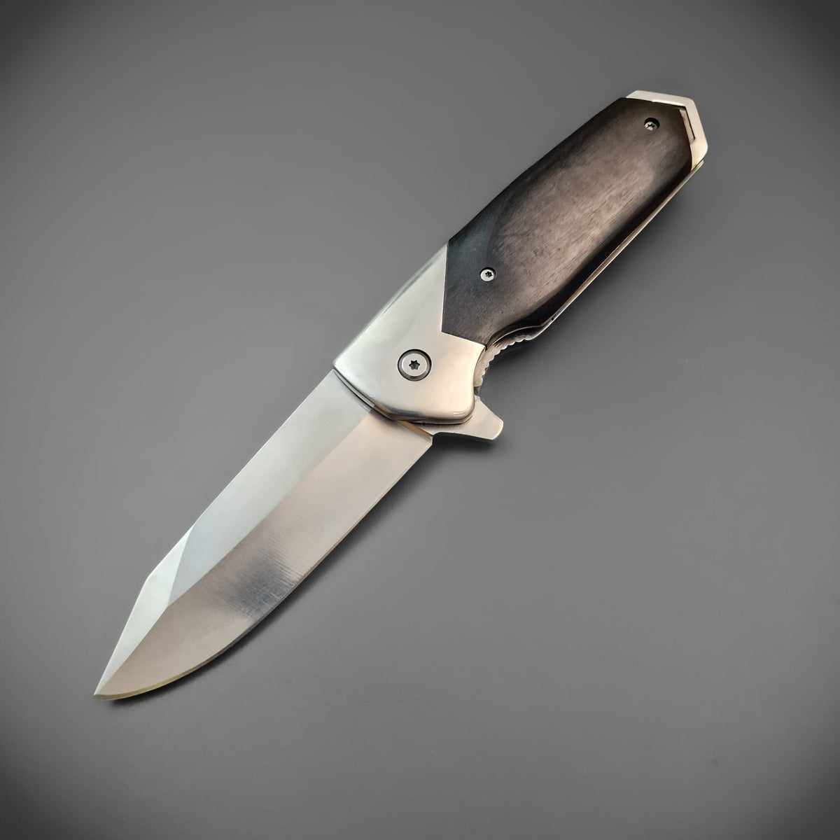 Clip Point Folding Knife – Raven Forge