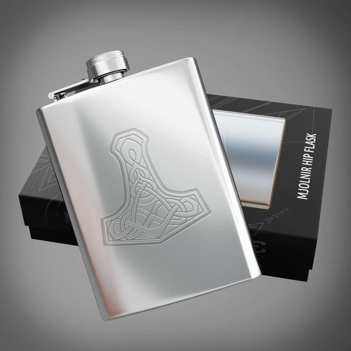 Mjolnir Hip Flask – Raven Forge