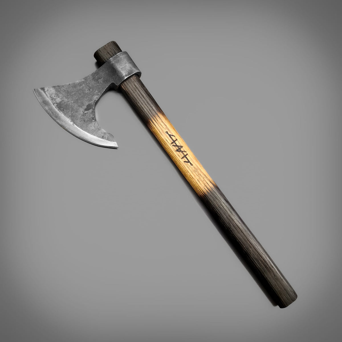 Bearded Runed Throwing Axe – Raven Forge