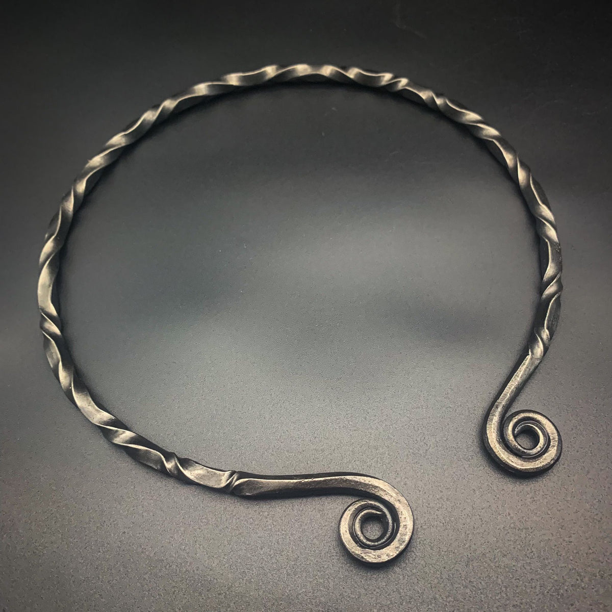 Hand Forged Neck Torc – Raven Forge
