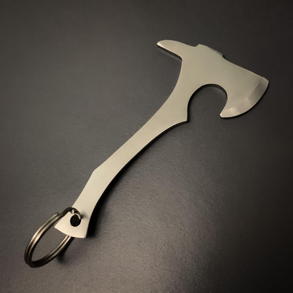 Bottle-Axe Keyring – Raven Forge